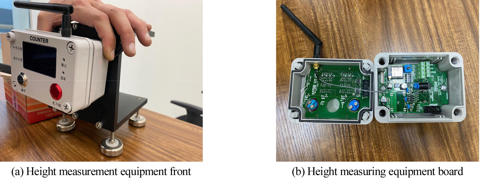 Development of prototype for measuring height of marshall specimen ...